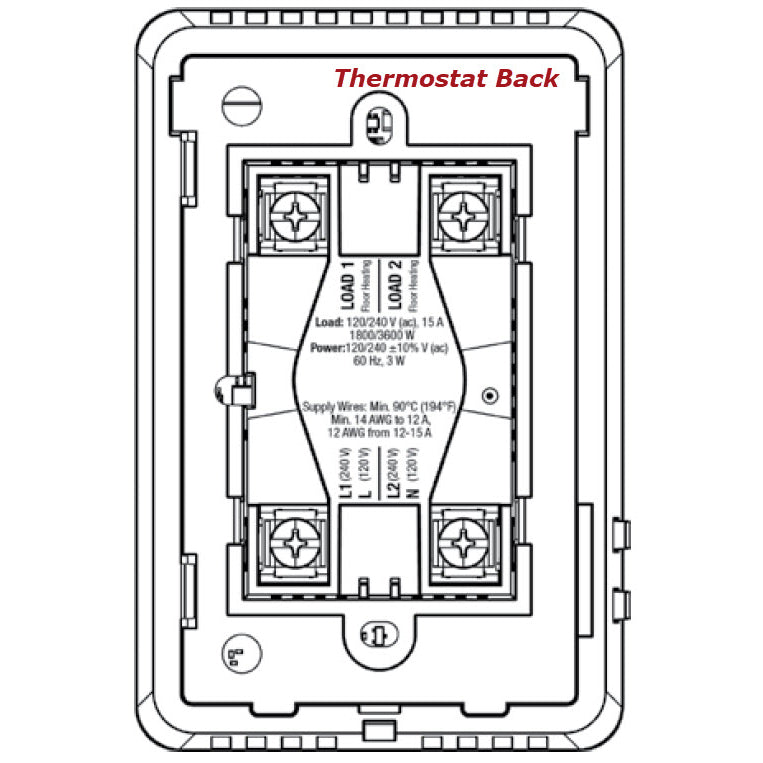 SunTouch SunStat ConnectPlus WiFi Programmable Touchscreen Thermostat ...