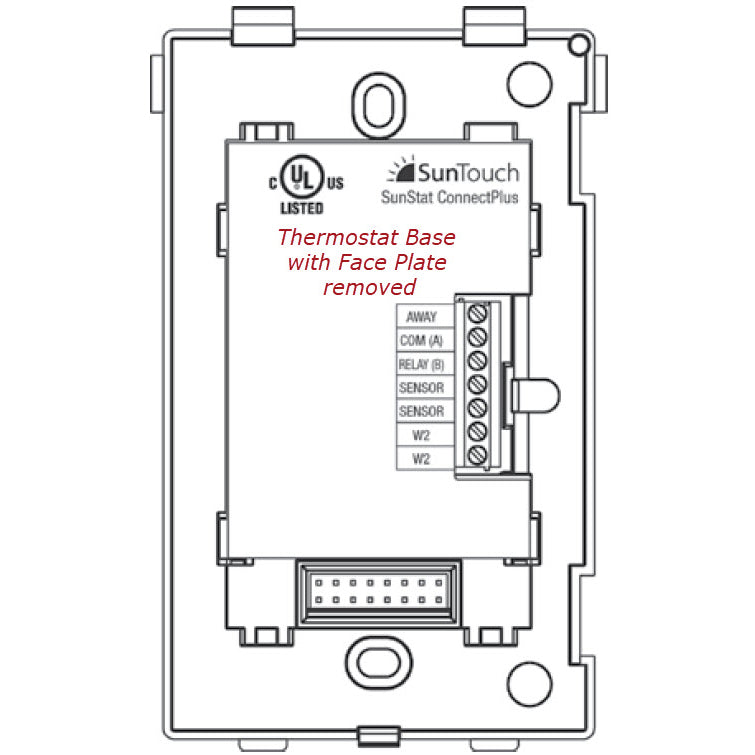 SunTouch SunStat ConnectPlus WiFi Programmable Touchscreen Thermostat ...